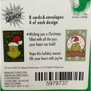 The Grinch | Holiday | The Grinch Christmas Cards | Poshmark